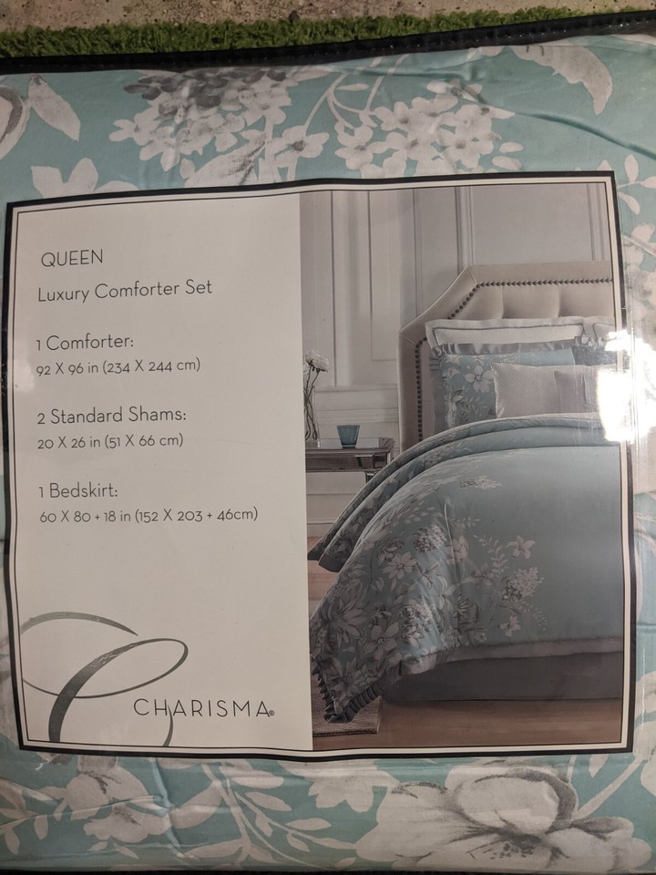 New Charisma Queen Comforter Set Molani- Comforter, 2 Standard Shams, 1 ...