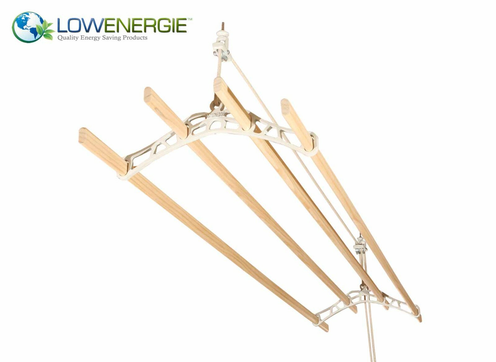 Ceiling Clothes Dryer Pulley Airer Maid Victorian Laundry Rack Maiden ...