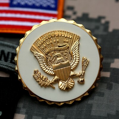 US PRESIDENTIAL SERVICE METAL BADGE PIN INSIGNIA CLASSIC MILITARY | eBay