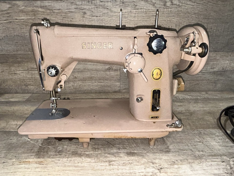 Vintage Singer Heavy Duty Sewing Machine Model 306w As Is Parts/Restore ...