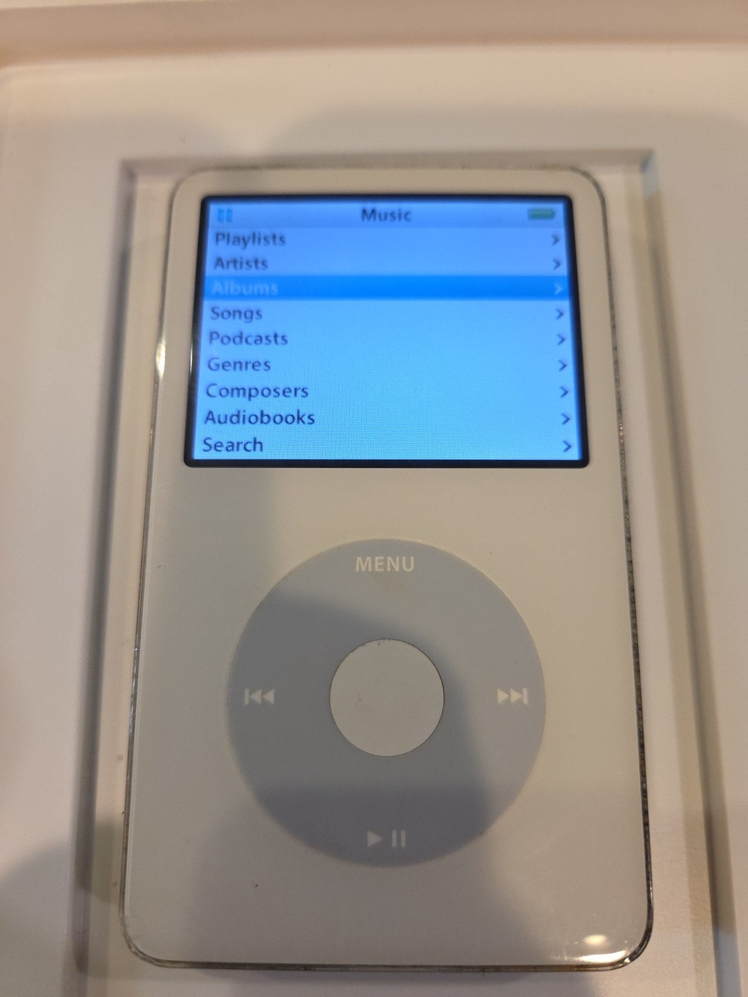 Apple iPod 5th Gen Enhanced 1.3 Model A1136 30GB "Tested" Read Please ...
