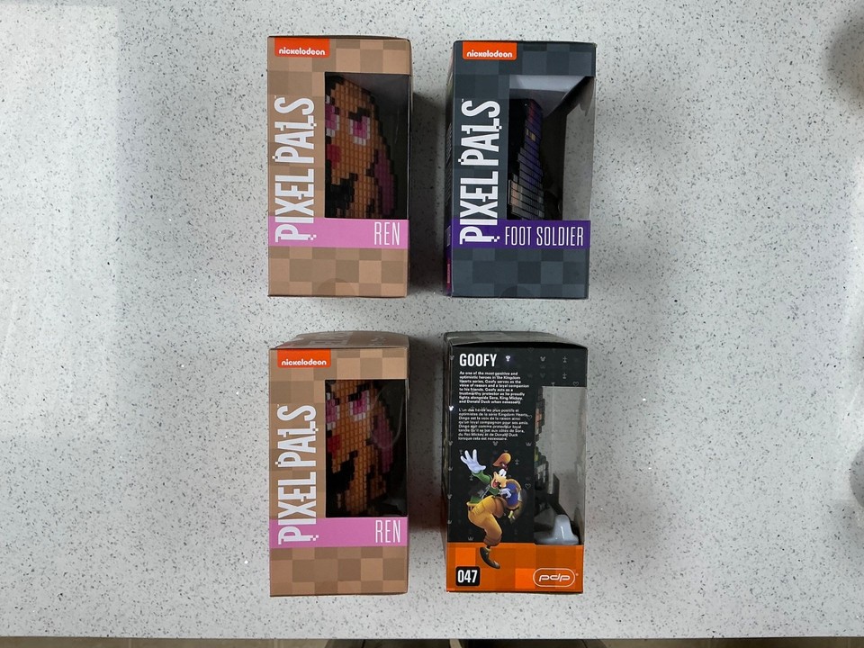 pixel pals, ren, foot soldier, goofy, pdp, tmnt, kingdom hearts | eBay UK