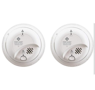 First Alert BRK SC9120B Combination Smoke & Carbon Monoxide Alarm New ...