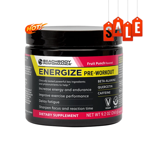 Energize Pre-Workout – Fruit Punch 40 servings tub - NEW - Free ...