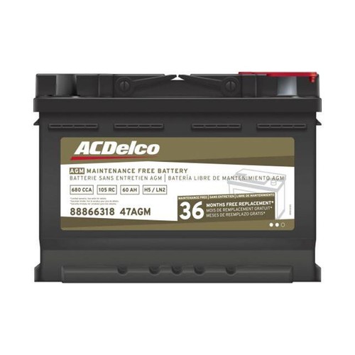 Vehicle Battery-36 Month Warranty AGM ACDelco 47AGM | eBay