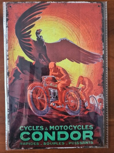 Condor Bikes & Motorcycles Sign Man Cave Bar Retro Garage Mechanic ...