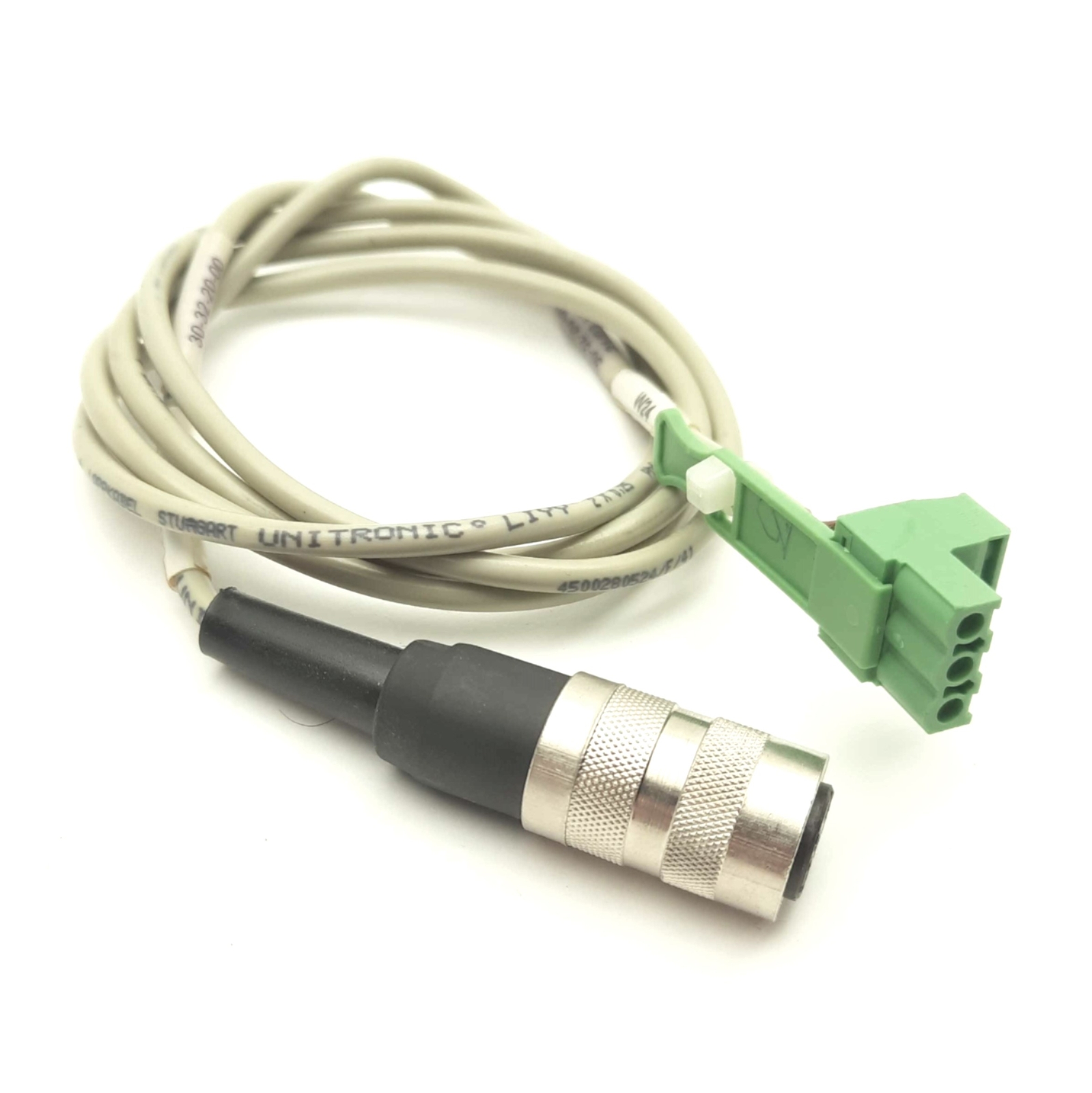 TRUMPF HAAS 30-32-20-00 LASER Cable 4-Pin Round to 3-Pin Terminal for ...