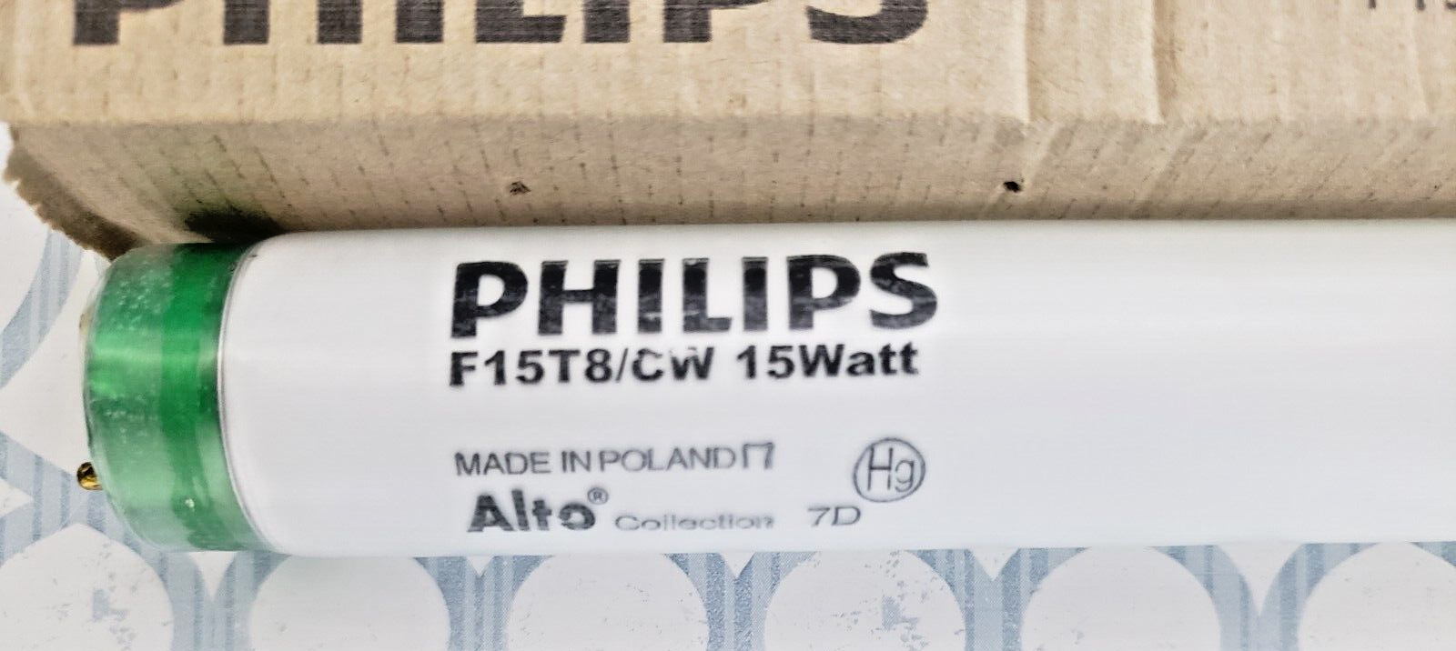 PHILIPS Shat-R-Shield F15T8/CW ALTO Linear Fluorescent Tube 15 Watts 18 ...