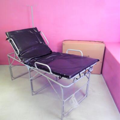 NEW! FSI F-EM-560A Medical Hospital Portable Field Bed Cot W/ IV Pole ...