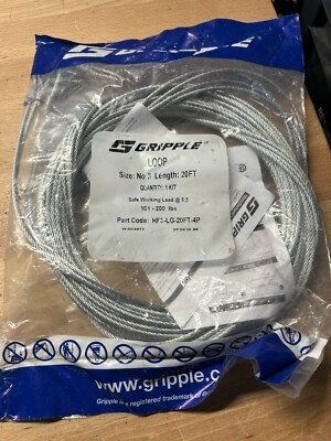 Gripple HF3-LG-20FT -4P Standard Hanger Loop End #3 200LB | eBay