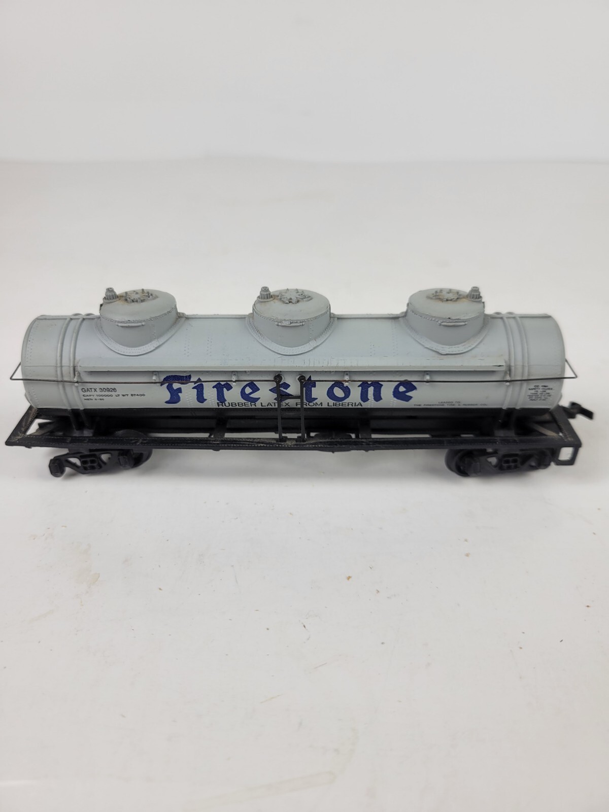 HO Tank Car Firestone GATX 30926 3 Dome Tank Car | eBay