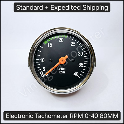 Electronic Tachometer RPM Meter Alternator For Trucks , genset 80mm | eBay