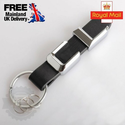 MERCEDES BENZ CL CLASS KEYRING HIGH QUALITY LEATHER CHROME AMG *UK ...