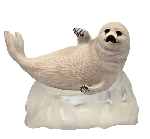 Franklin Mint Humane Society Snow Pup Seal on Glass Ice by Roslyn ...