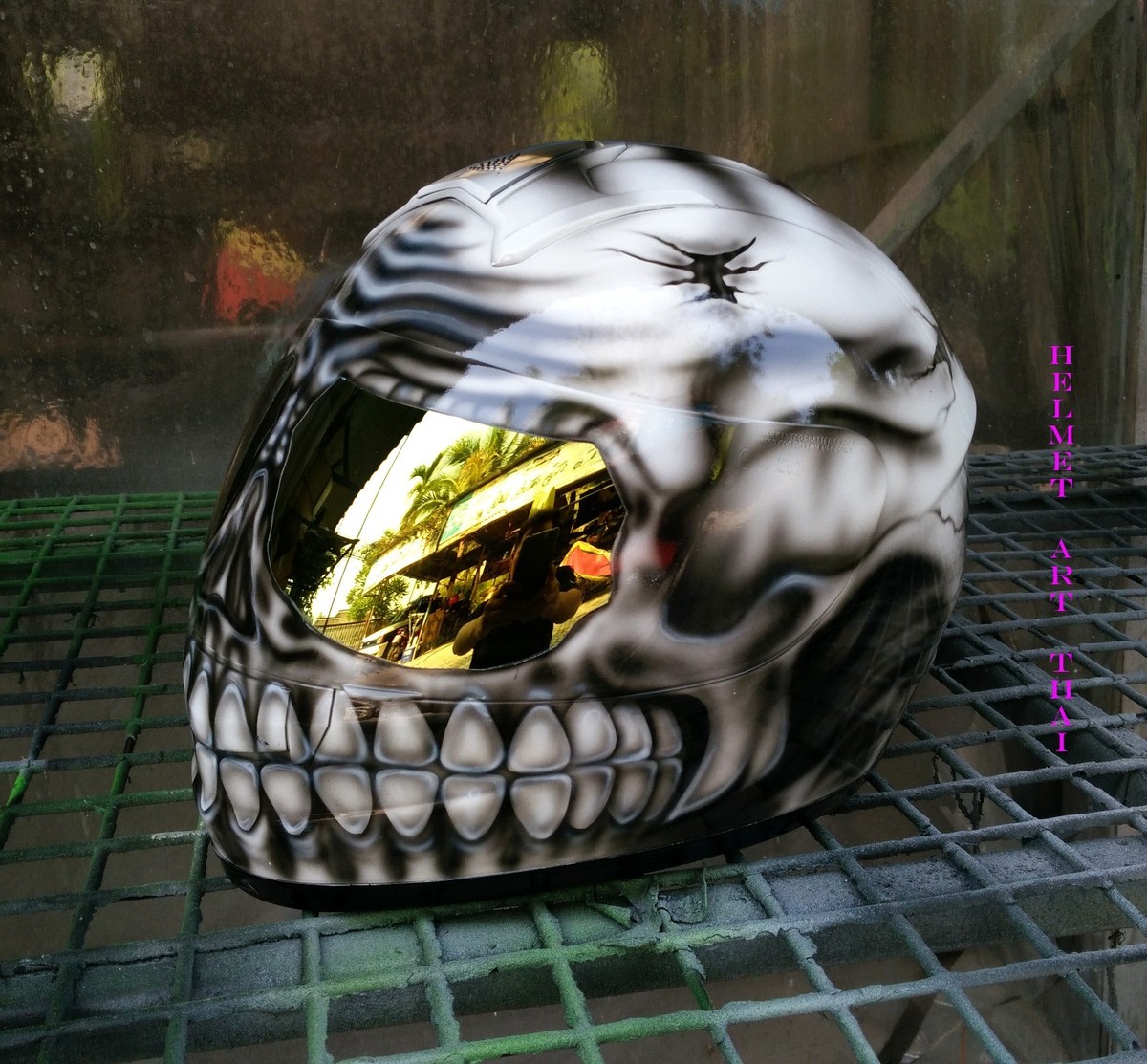 Custom Painted Full Face Motorcycle Helmets