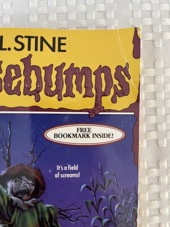 R. L. Stine Goosebumps #20 1st Print The Scarecrow Walks At Midnight w ...