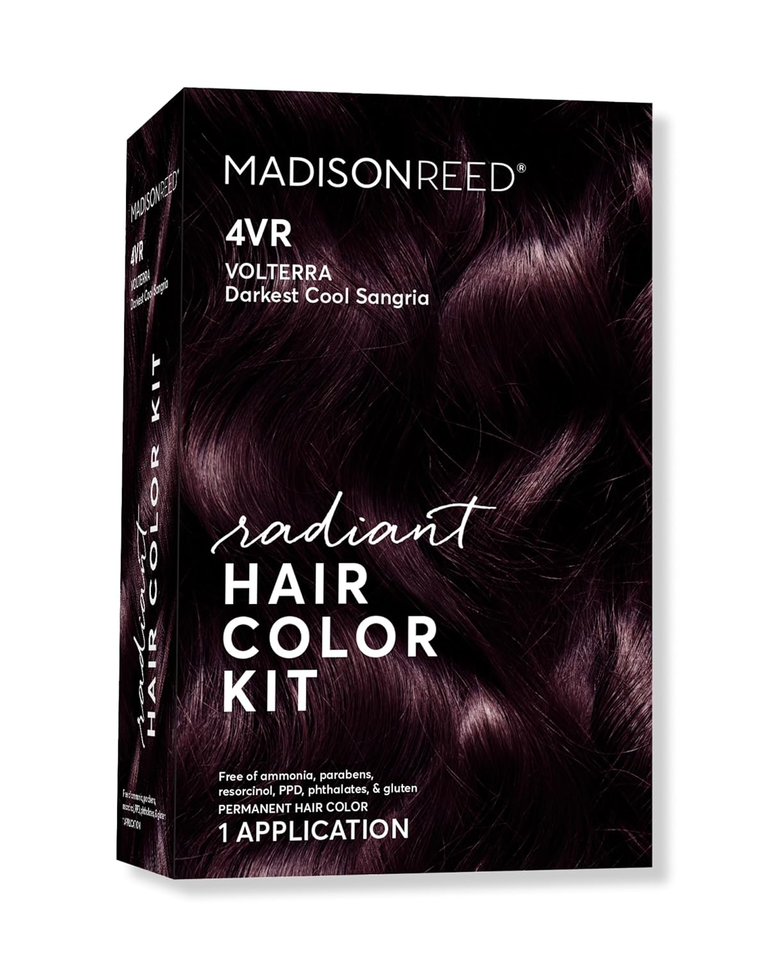 Radiant Hair Color Kit | 4VR Darkest Cool Sangria (Volterra Amethyst ...