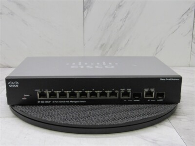 Cisco SF302-08MP 8-Port 10/100 Maximum PoE Managed Switch FREE SHIPPING ...