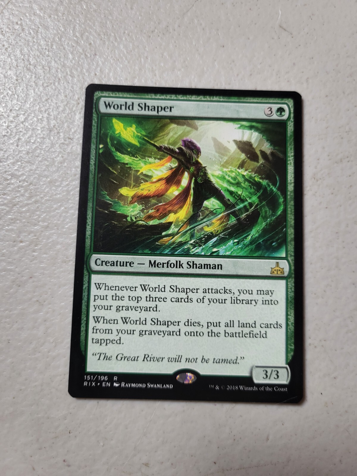 1x World Shaper English MTG Rivals of Ixalan NM Free Shipping | eBay