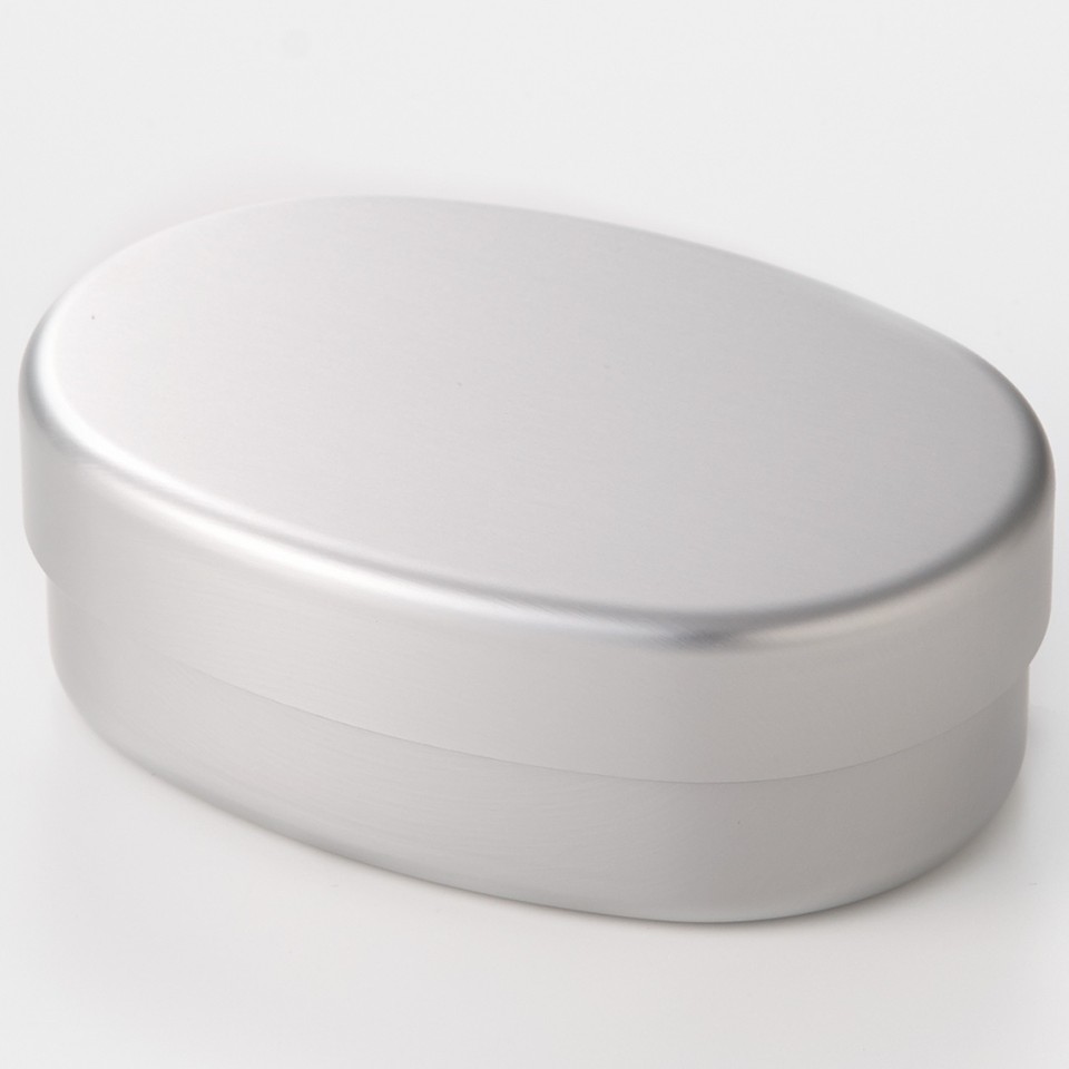 MUJI aluminum Lunch Box small 280ml Bento Food Container simple design ...