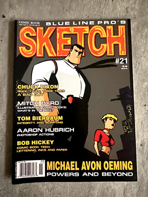 2003 Blue Line Pro's SKETCH Magazine #21 Michael Avon Oeming | eBay