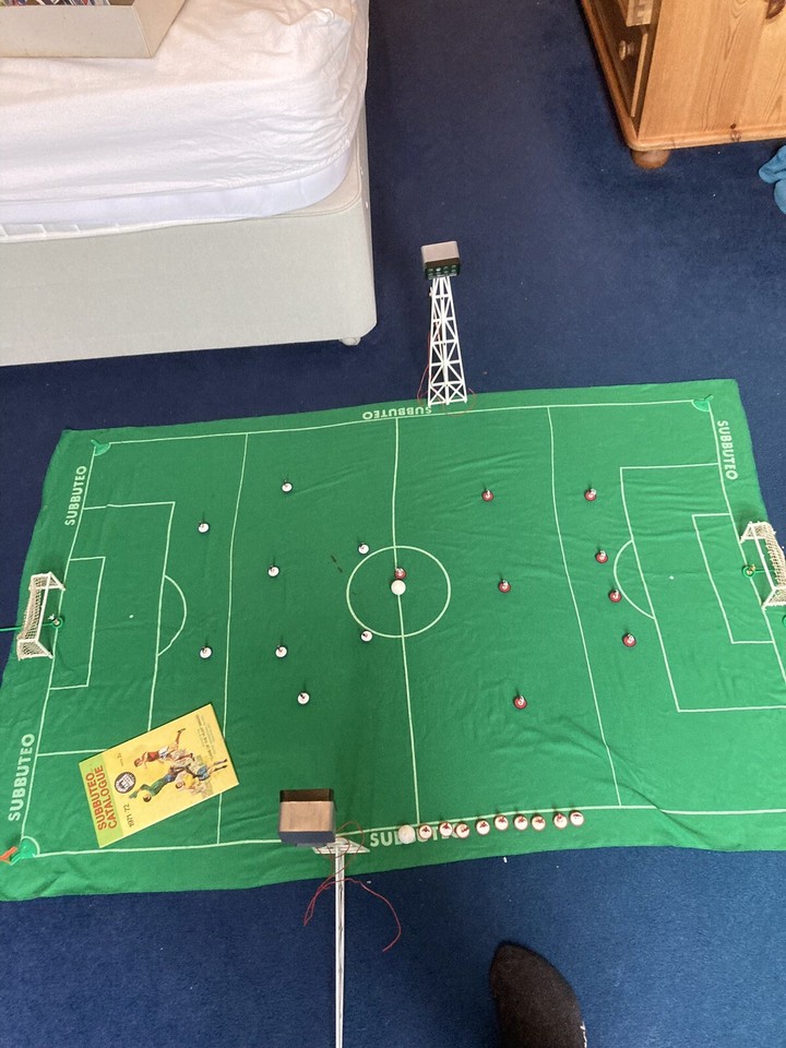 Subbuteo Table Soccer Continental Club Edition Table Top Vintage Game ...