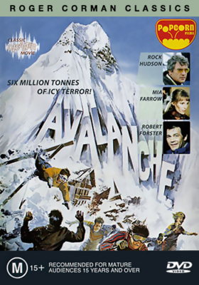 Rock Hudson Mia Farrow AVALANCHE - ROGER CORMAN SNOW DISASTER DVD (NEW ...