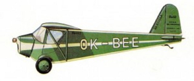 Be-60 Bestiola Benes-Mraz Be60 Airplane Desktop Kiln Wood Model Free ...