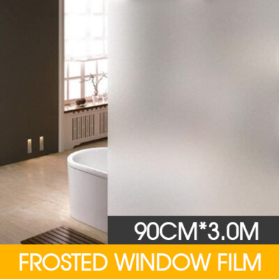90cm*3m Sand Blast Clear Privacy Frosted Frosting Window Glass Film ...