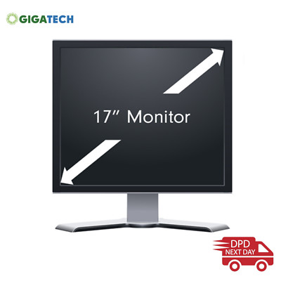 17" Square Monitor, Grade B, VGA, DVI, With Cables | eBay UK