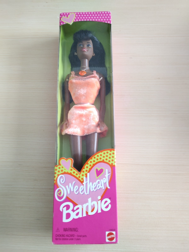1997 Mattel Sweetheart Barbie Doll in Orange Dress NRFB #18609 AA Rare ...