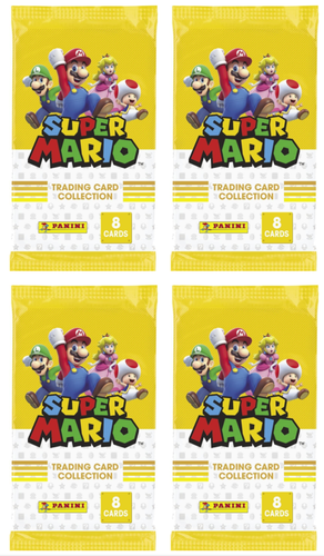 32 Panini Super Mario Trading Cards | 4 Packs de 8 cartes à ...