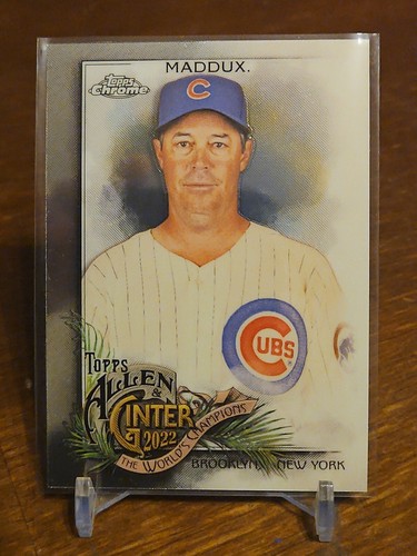 2022 Allen & Ginter Chrome Base . #40 Greg Maddux Chicago Cubs | eBay