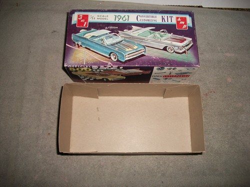 SMP 1/25 1961 CHRYSLER CONV. MODEL CAR KIT BOX ONLY EXC. COND. | eBay