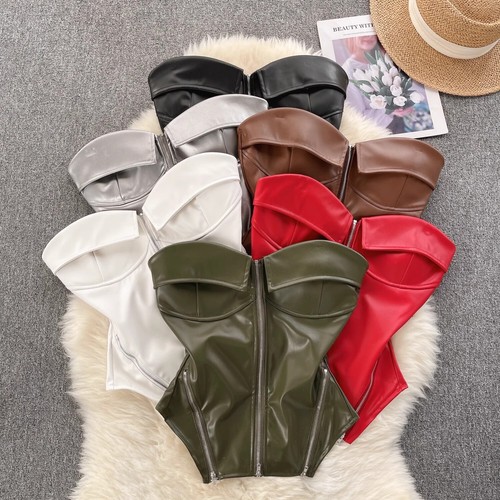 Silver Gold Corsets for Women Gothic Corset Bustier with Zipper Corset Top | eBay