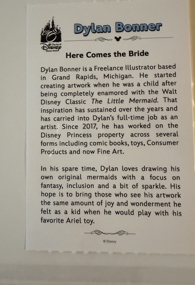 Disney Parks Dylan Bonner Haunted Mansion Print Here Comes The Bride ...