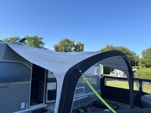 Dometic Sunshine Air Pro 400 - Inflatable Caravan Sun Canopy 4m long ...
