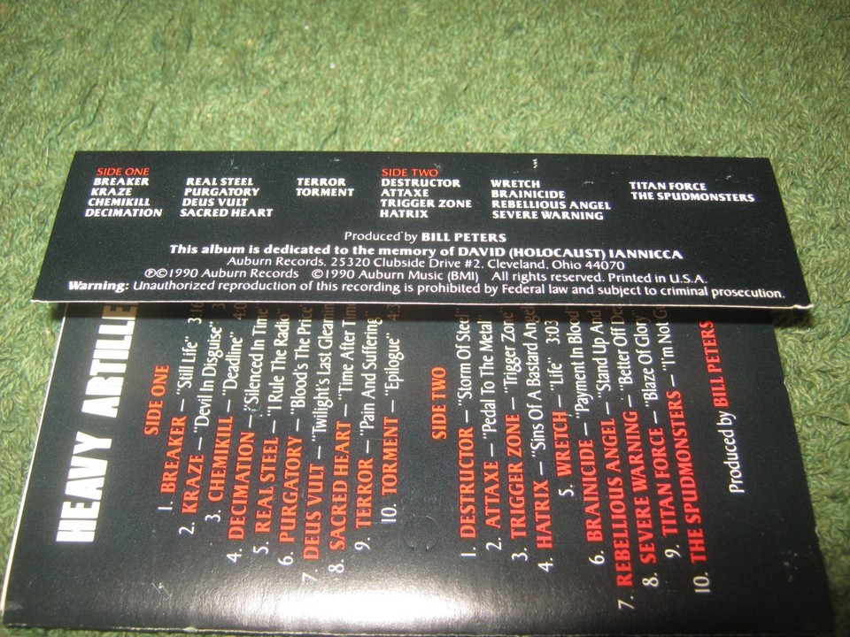 HEAVY ARTILLERY cassette) breaker destructor hatrix attaxe wretch ...