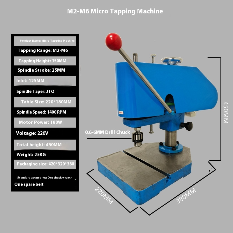 Precision High-accuracy Electric Miniature Tapping Machine, Desktop ...