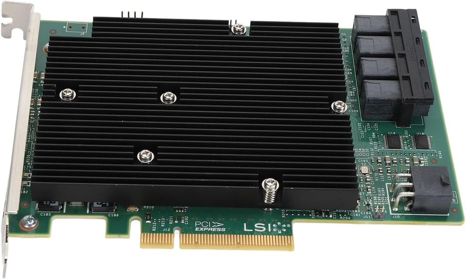 LSI SAS 9300 16I HBA Card, High Speed Transfer, 16 Ports, External ...