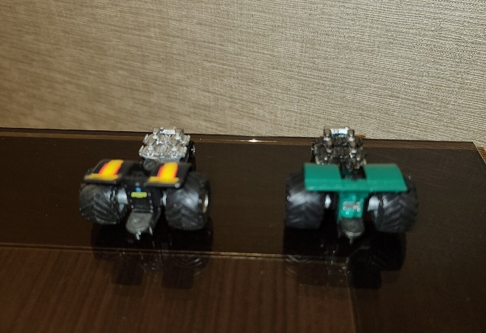 Galoob Micro Machines Tractor Pull Black And Green | eBay