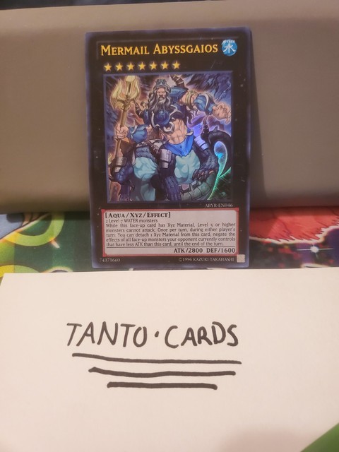 Yu-Gi-Oh! TCG Mermail Abyssgaios Abyss Rising ABYR-EN046 Unlimited ...