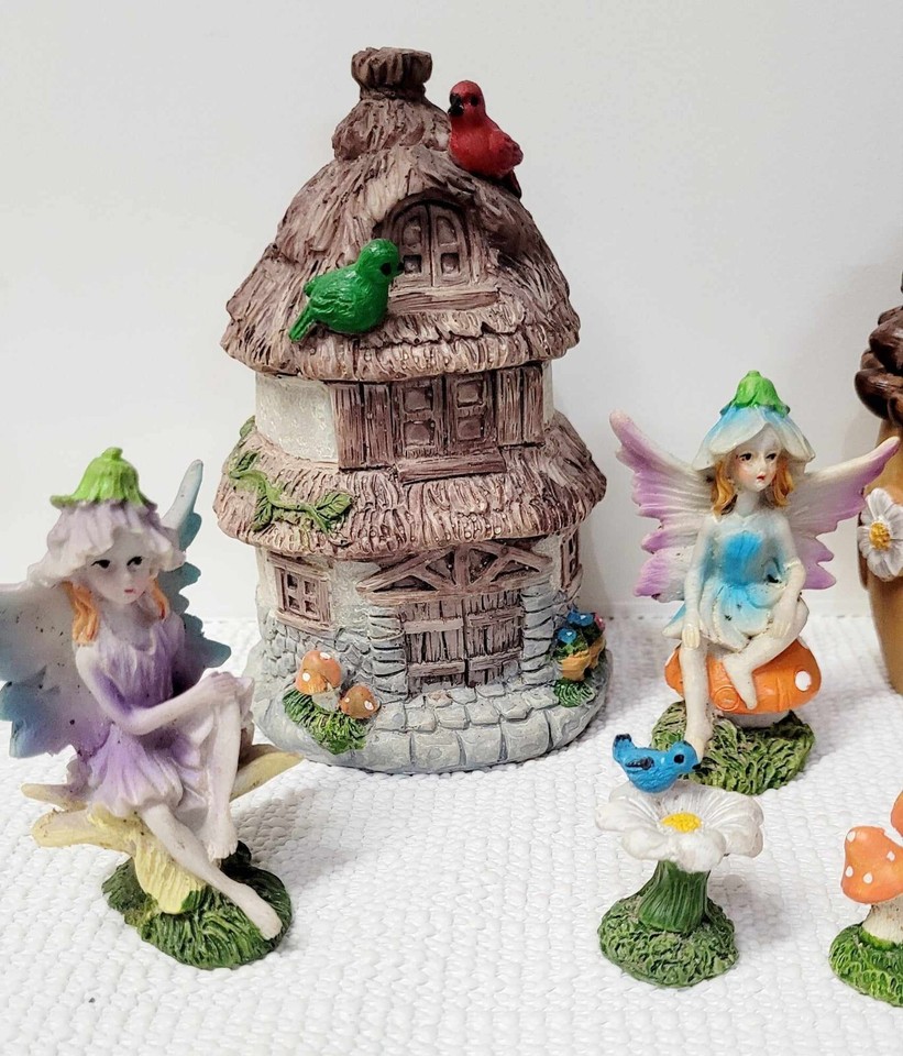 Lot Of 8 Fairy Garden Miniature Sets | eBay