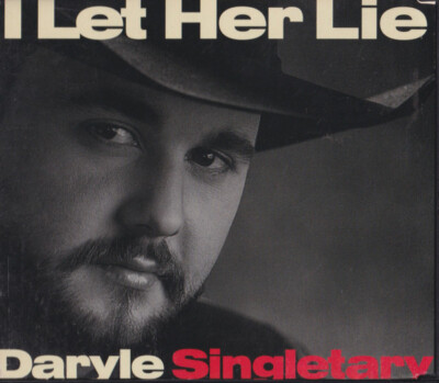 Daryle Singletary: I Let Her Lie PROMO MUSIC AUDIO CD country folk 1995 ...