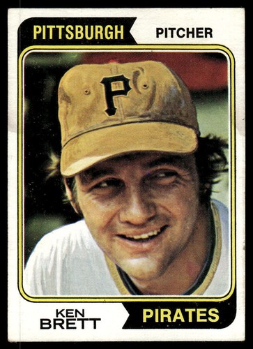1974 Topps Ken Brett #237 Pittsburgh Pirates Baseball Card | eBay