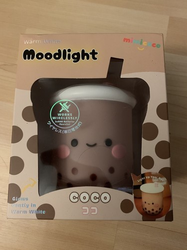 Mimicoco Warm White Moodlight-Coco Boba Bubble Tea-New In Box -Desk ...