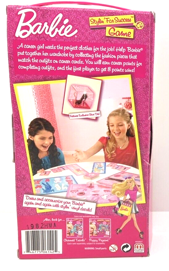 New BARBIE Stylin' For Success Game by Mattel #W5897 | eBay