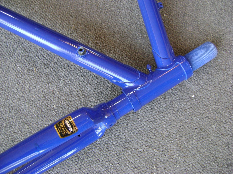 New NOS 51.5cm Tange #2 double butted CroMoly road bicycle lugged frame ...