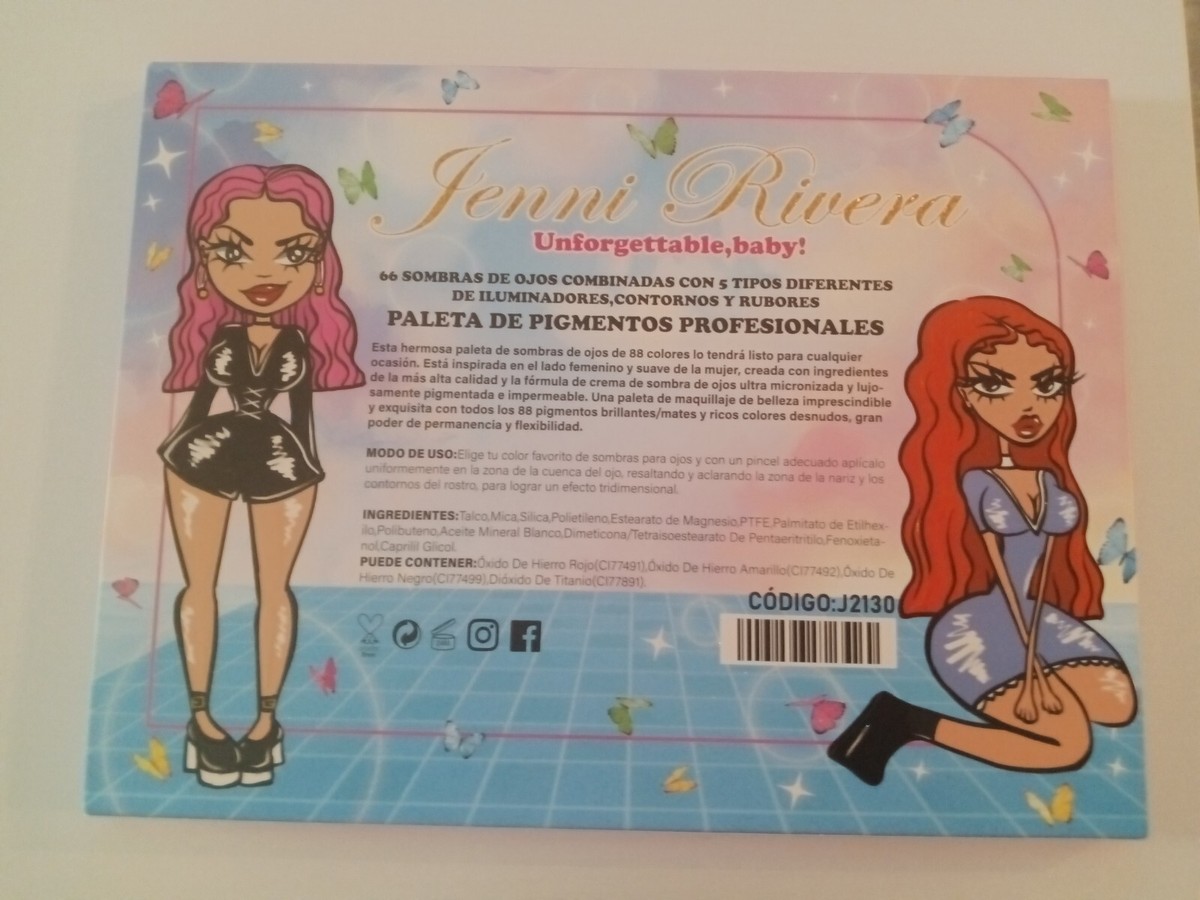 Jenni Rivera Makeup Palette - Mugeek Vidalondon