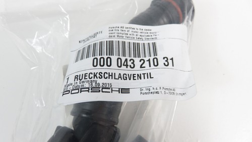 Porsche Rückschlagventil 00004321031 Neu | eBay